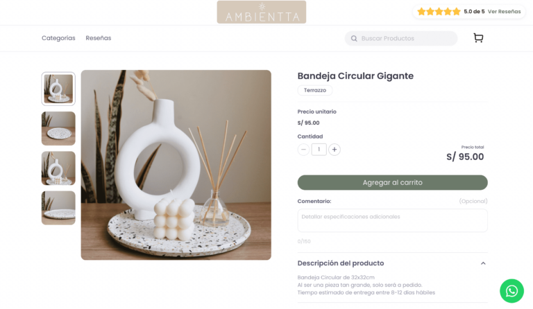 🚀 Historia de éxito y ventas virtuales de Ambientta